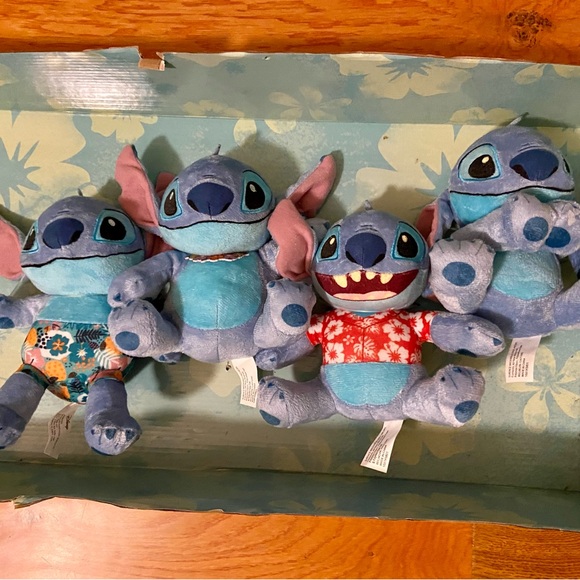 Disney | Toys | Disney Stitch Plush Collector Set | Poshmark